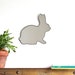 Rabbit Mirror / Handmade Wall Mirror Easter Bunny by fluxglass