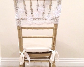 Lace chair cover | Etsy
