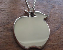 Unique apple necklace related items | Etsy