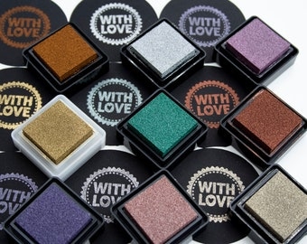 Unique gold ink pad related items | Etsy