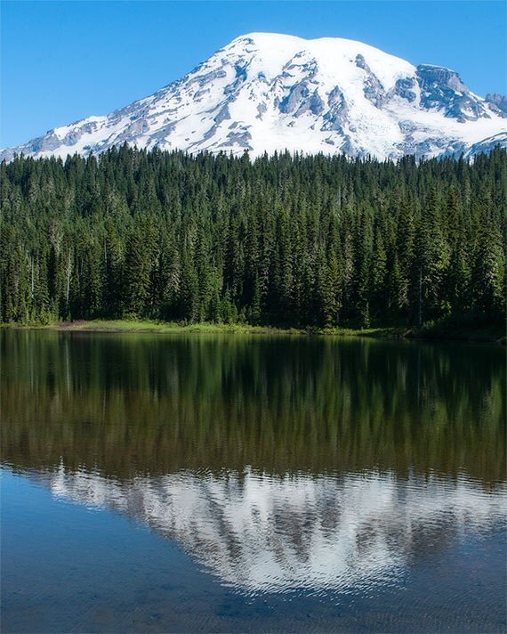 Mount Rainier Landscape Photo Nature Image by ImagesbyDougParrott