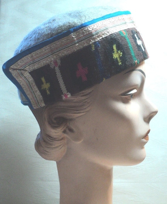 Items similar to Hat, Cap, Tribal Cap, Folk Art, Himachali Cap ...