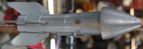 Vintage Rocket Bank 1957-A Berzac Creation Astro Mfg.