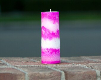 Popular items for hot pink candle on Etsy