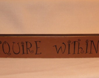 Popular items for inquire within on Etsy