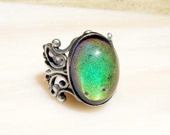 Unique mood rings related items | Etsy