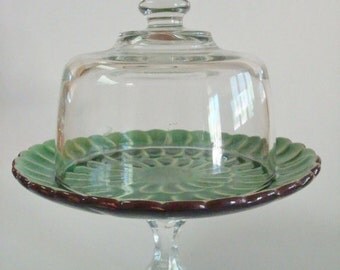 Plate and cloche | Etsy