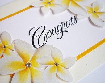 Greeting Card Congratulations / Lei Ocean by creationsbyshelley