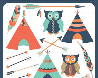 Tribal clip art | Etsy