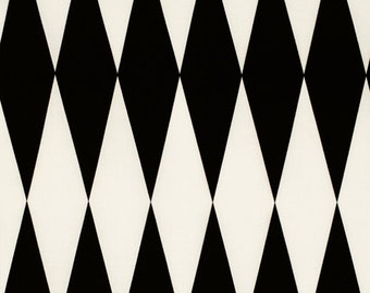 Wild Child by Jane Sassaman Fabric BLACK Masquerade Black and White ...