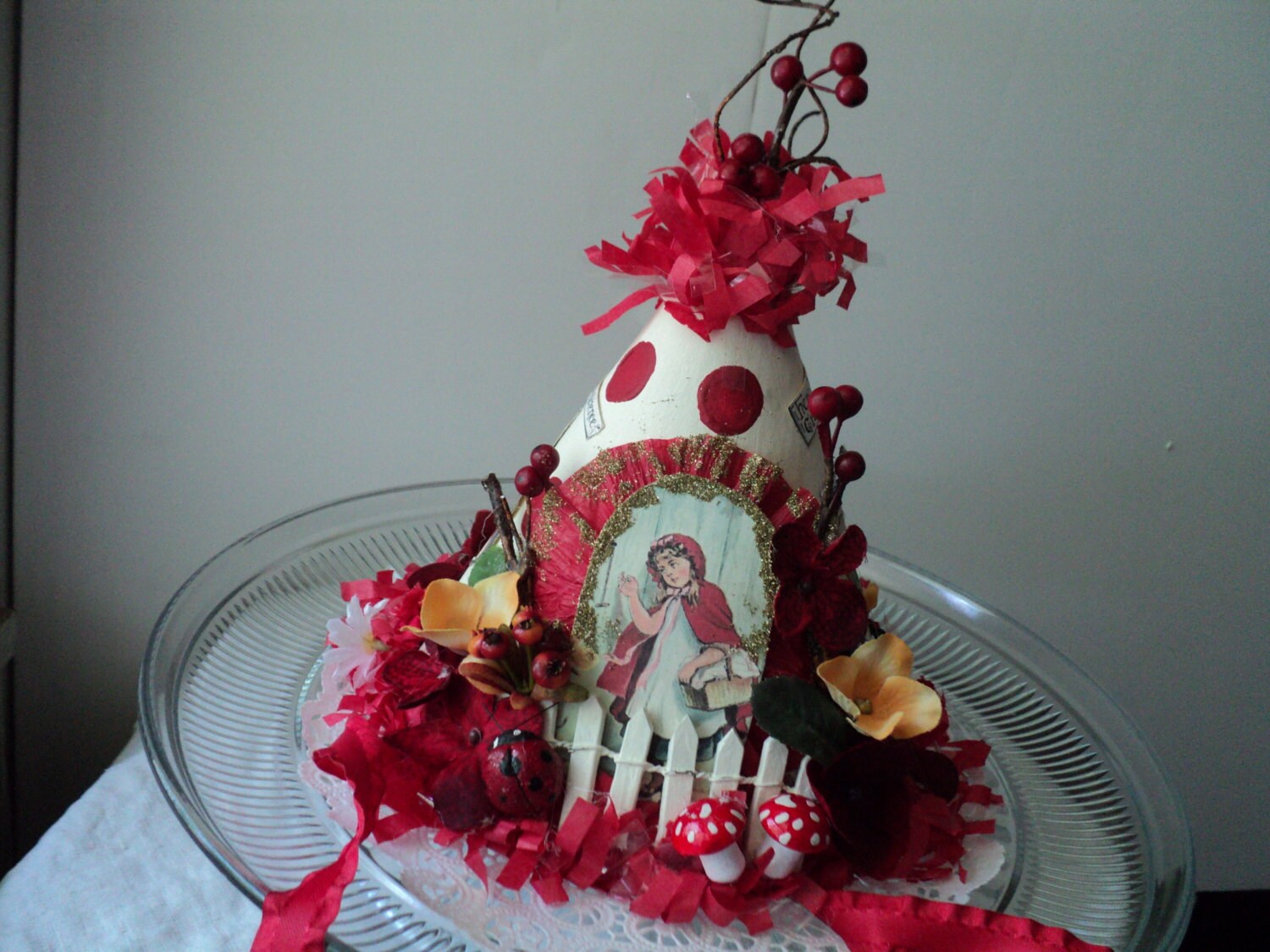 Red Riding Hood Party Hat