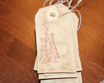 Popular items for stamped gift tags on Etsy
