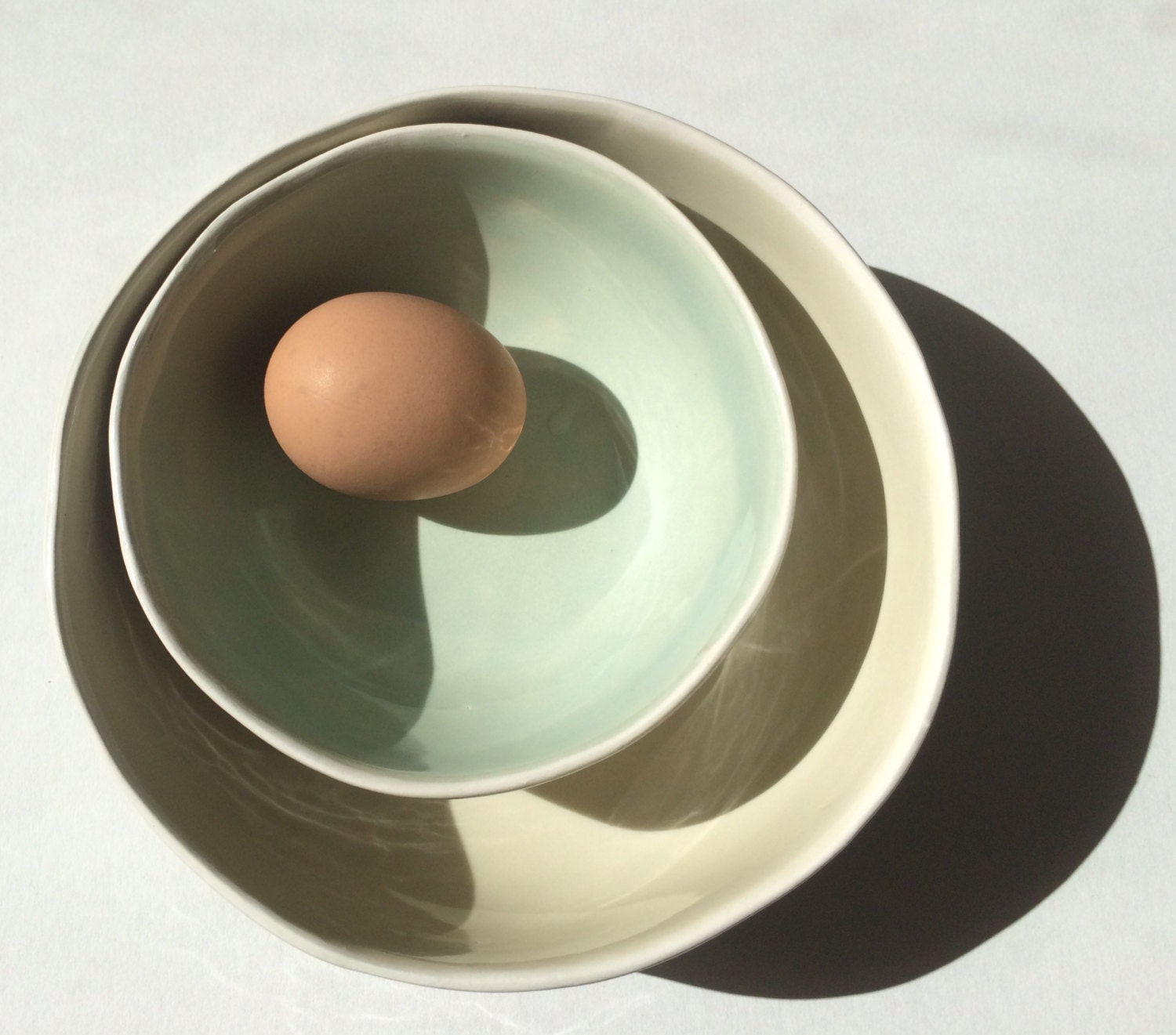 CONTEMPORARY RICE BOWL. Freeform shape. Microwave/dishwasher safe ...