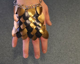 Scalemail gloves | Etsy