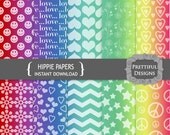 Digital Scrapbooking Printable Paper Pack Commercial Use OK Beach Party ...