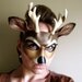 Buck Leather Mask Adult or Child Sizes Deer His and Hers