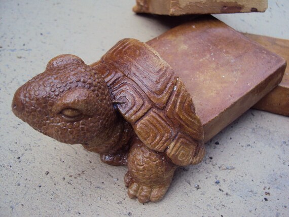 Turtle Planter Pot Feet Planter Stand Set by MountainArtCasting