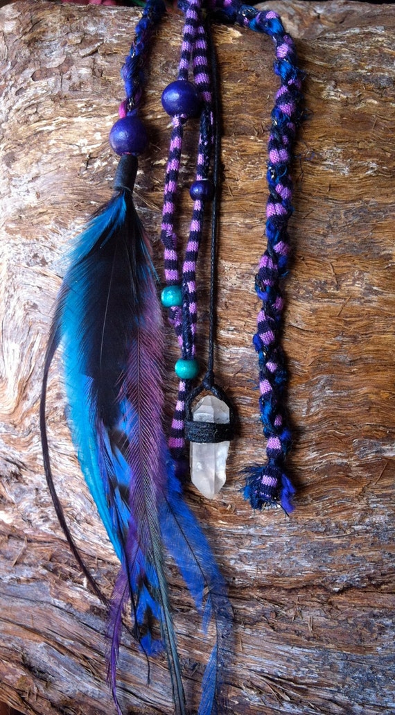 Boho Hippie Hair Wrap/Dreadlock hair falls/braid multi strand