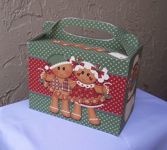 Printable Christmas Gable Box