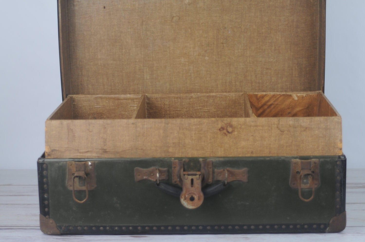 Vintage Shwayder Trunk Samson Foot Locker Steamer Truck