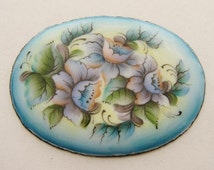 Unique enamel painting related items | Etsy