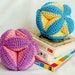 Crochet Pattern Baby Clutch Ball Toy makes a great baby