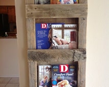Popular items for wood magazine rack on Etsy