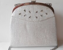 Popular items for silver purse on Etsy