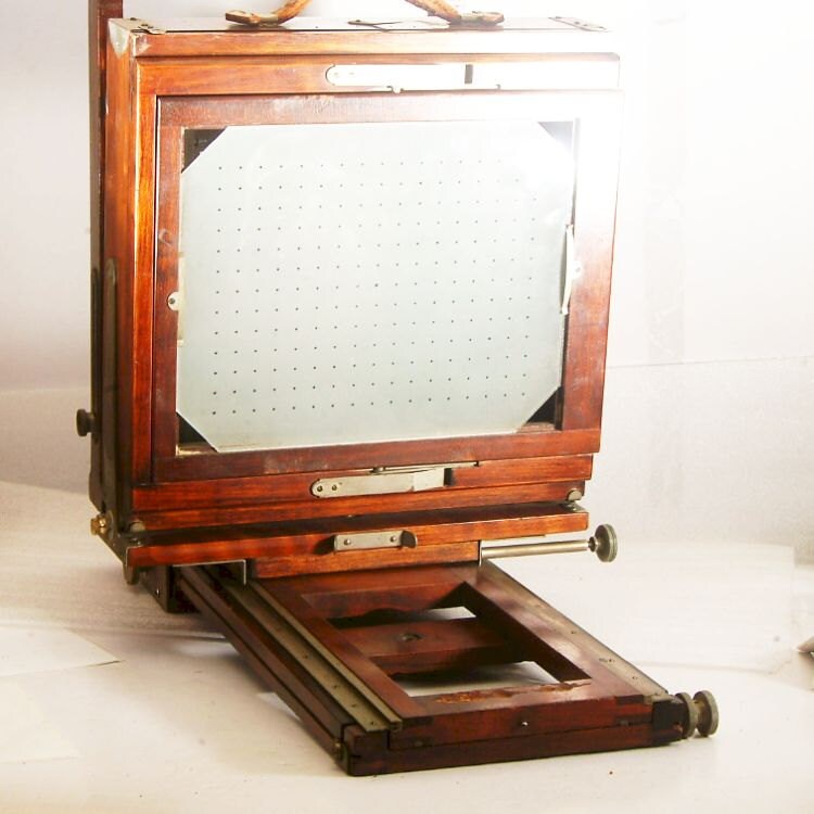 Vintage 8x10 Camera View Wooden View Camera With Full by BrassLens
