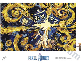 Doctor Who Themed Original Pixel Art by PixelWho on Etsy