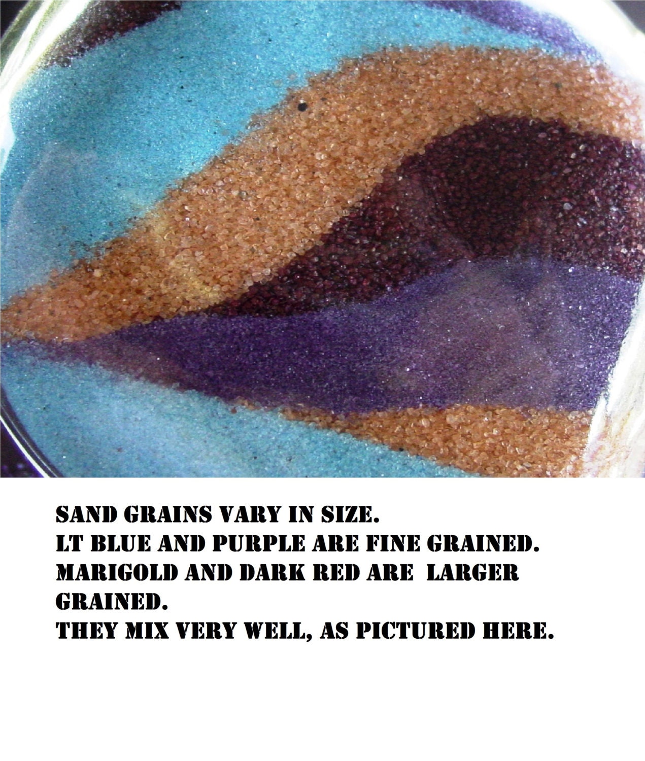 4 lb Bags Colored Sand 125 Colors Available for by UnitySandShoppe