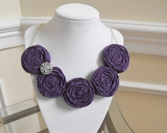 Fabric necklace | Etsy