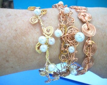 Copper wire weave | Etsy