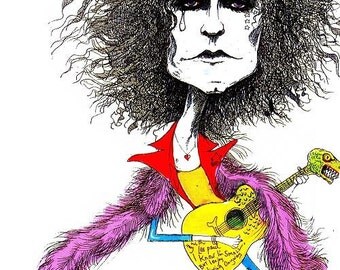 Popular items for marc bolan on Etsy
