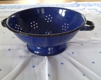 Popular items for enamel colander on Etsy