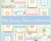 Spring Home Printables by SpringHomePrintables on Etsy
