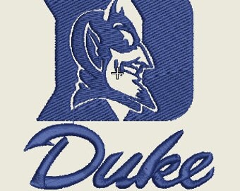 Duke Embroidery Design - Instant Download