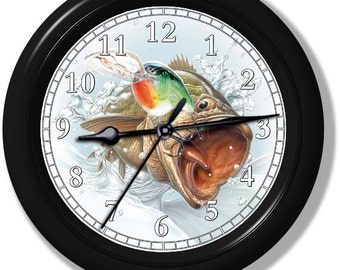 Popular items for fish wall clock on Etsy