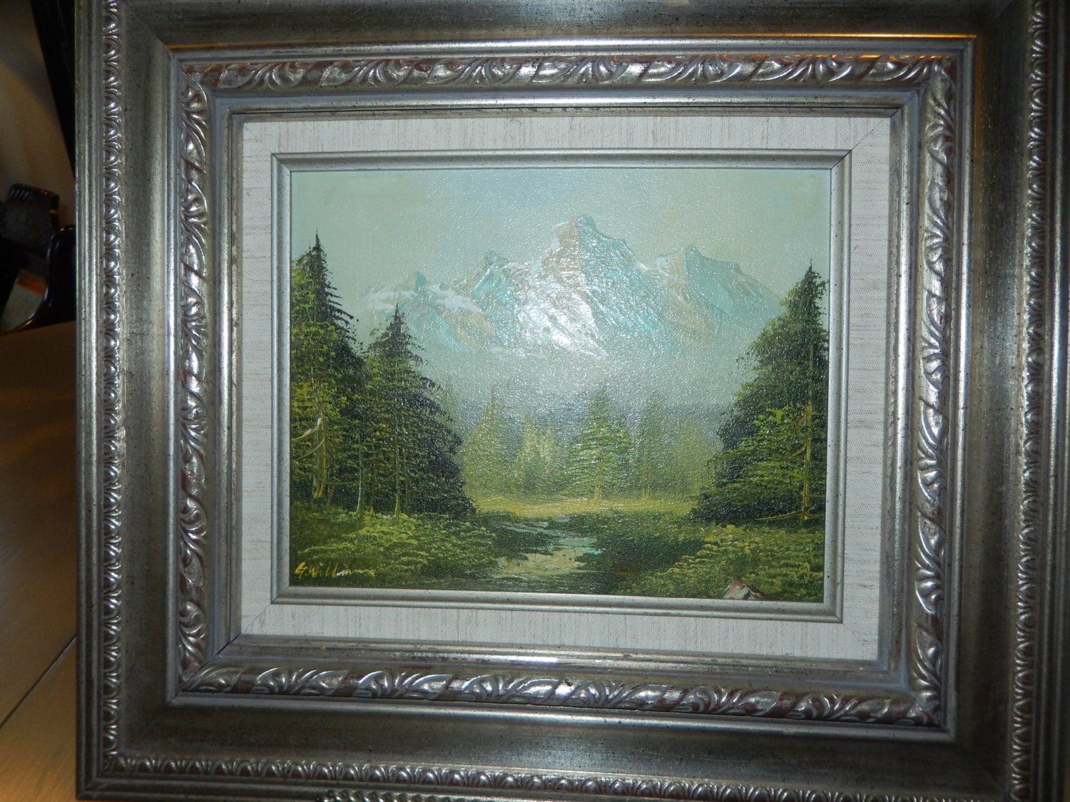 Original Landscape Oil Painting by G. Williams.