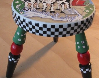 Milking stool | Etsy