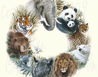 Popular items for animal wreaths on Etsy