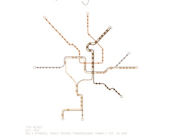 Dc metro art | Etsy