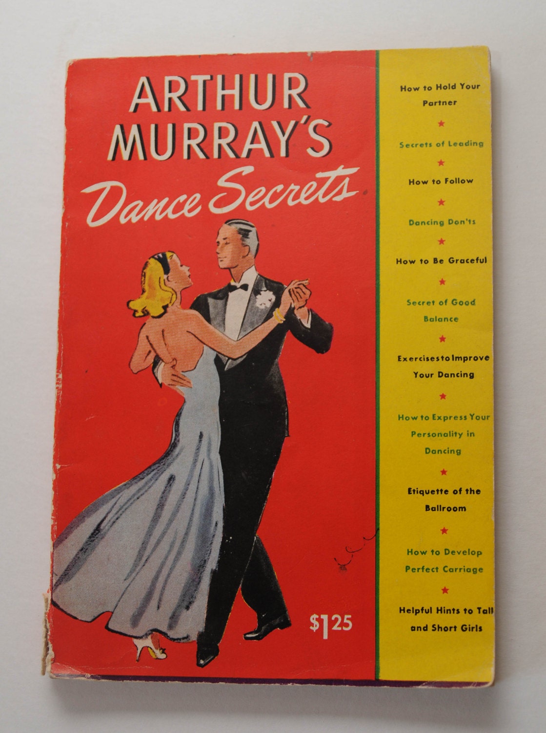 1946 Arthur Murray's Dance Secrets Vintage Book Ballroom