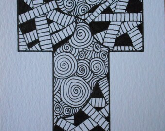 Popular items for zentangle doodle art on Etsy