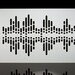 Futuristic Barcode Spine Template. Wall / Art / Craft