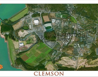Clemson University Departments Map