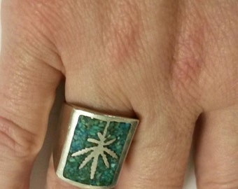 Popular items for marijuana ring on Etsy