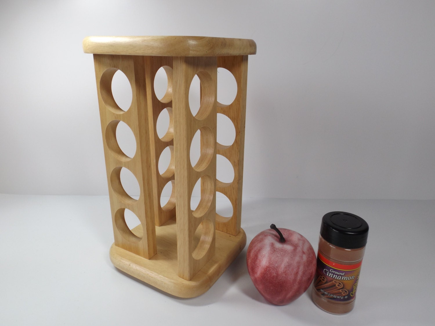Sale Wooden spices Rack stand Holds 16 spices by krisfindings