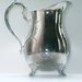 Oneida Silver Plate Water Pitcher Classic Round Belly Footed