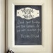 Cabinet Verse of the Week Chalkboard Scripture Memory